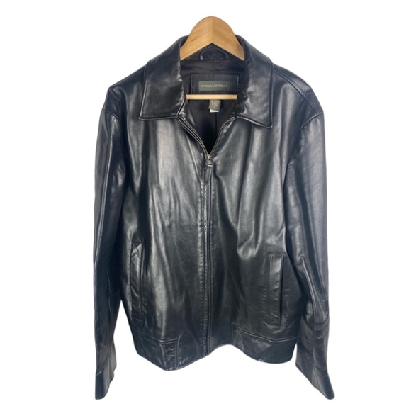Banana Republic | Jackets & Coats | Banana Republic Vintage Mens Black ...